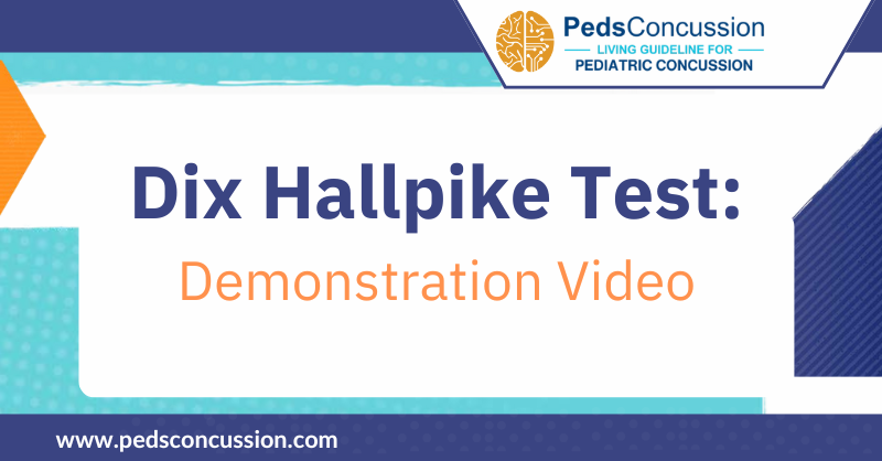Dix Hallpike Test: Demonstration Video